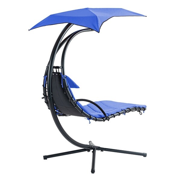 Navy Zero Gravity Hammock Swing Chair with Canopy Bed Bath Beyond 40278478