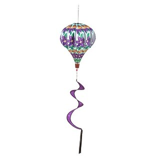 55 in. Home Clematis Burlap Balloon Wind Spinner - Bed Bath & Beyond ...