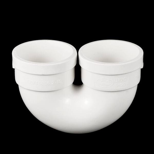 1Pcs PVC Water Pipe U-Shaped Elbow Fitting 50mm ID Tube Connector ...
