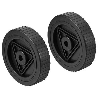 4.7" 2 Pack Universal Air Compressor Wheel with 0.5" Dia. Hole - Black ...