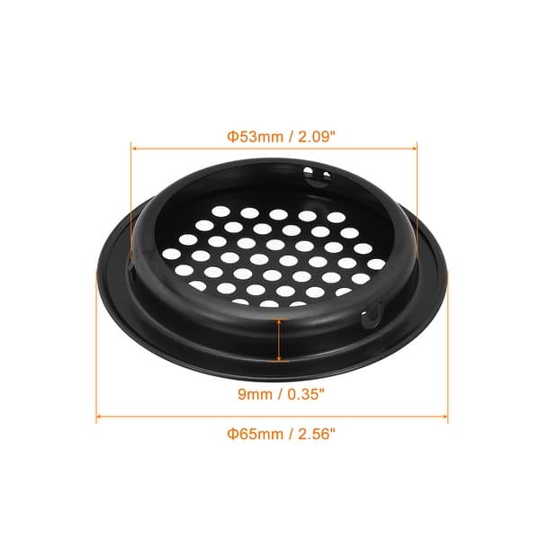 53mm Circular Soffit Vent, 20pcs Stainless Steel Circular Air Vents ...