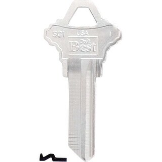 Do it Best Nickel Plated House Key, SC1 / 1145-250 DIB (250-Pack) - 1 ...