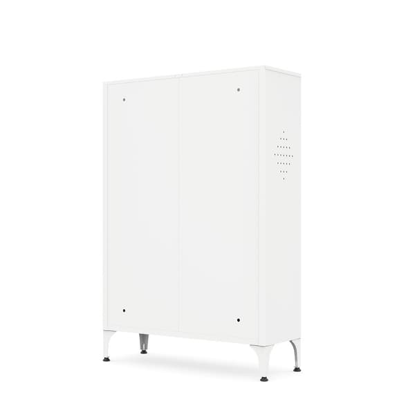 Shoe Cabinet with 2 Flip Drawers, Disassembling and Assembling Standing ...