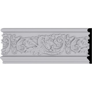 7"H x 1"P x 94 1/2"L Tyrone Scroll & Flowers Frieze - Bed Bath & Beyond ...