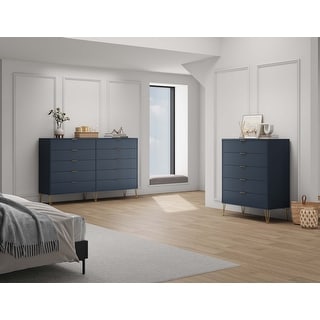 Manhattan Comfort 2-Piece Dumbo Modern Multi Drawer Dresser Set. - Bed ...