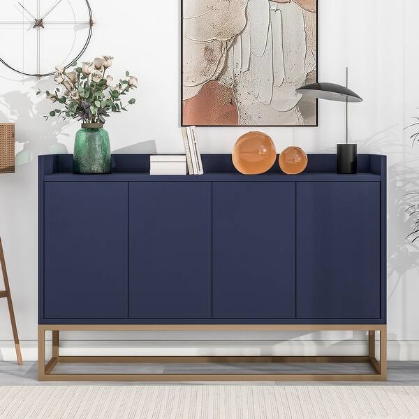 small gold sideboard