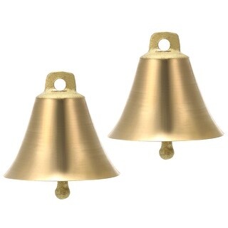 2Pcs Vintage Copper Bells, Mini Craft Jingle Bells Metal Hanging Bells ...