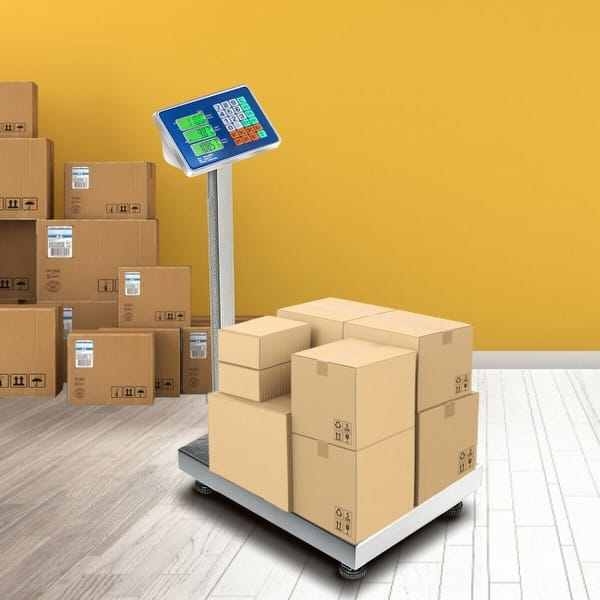 High-Capacity 660 lb Digital Folding Floor Scale for Weight Measurement ...