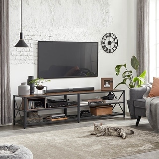VASAGLE TV Stand for TV up to 75 Inches, TV Table, Entertainment Center ...