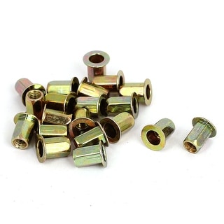 20 Pcs M4 Countersunk Head Open End Hex Body Blind Insert Rivet Nuts ...