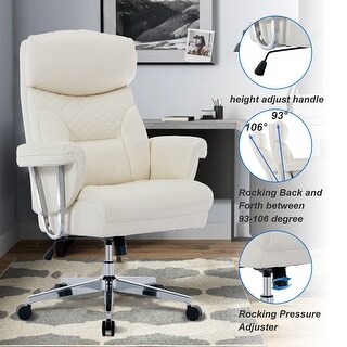 High Back Executive Office Chair with Lumbar Support Ergonomic Chair ...