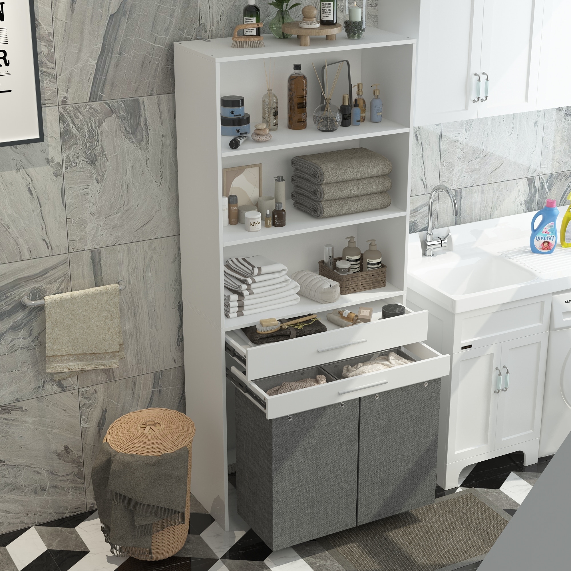 25 to 36 in Linen Towers - Bed Bath & Beyond