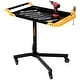 Adjustale Height Mobile Work Table,Rolling Tool Tray Table,Repair Shops ...