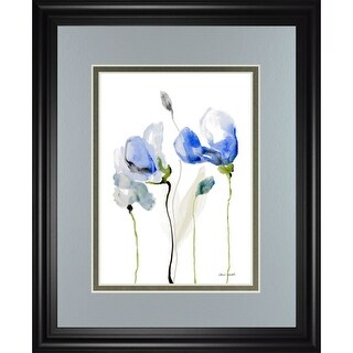 All Poppies ll Frame Wall Art Hanging Tapestry 40" x 34" - Bed Bath ...