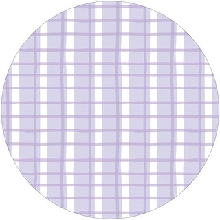 SIMPLE GINGHAM & PLAID LAVENDER Outdoor Rug by Becky Bailey - Bed Bath ...