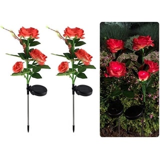 2Pack Flower Solar Lights - Bed Bath & Beyond - 40103946