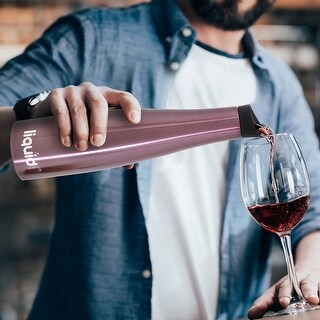 Grand Fusion Wine Carafe and Water Bottle, 750 ml, Double-Wall ...