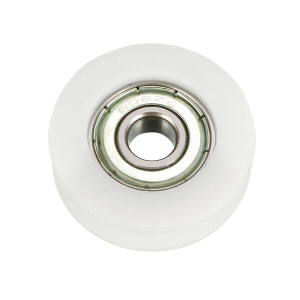V Groove Guide Bearing Pulley Rail Ball Wheel White 8x30x11mm 4pcs ...