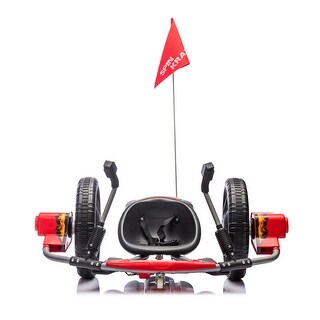 12V Kids Ride On Electric Toy,2Wd,16'' Exaggerated Wheel,Dual Handle ...