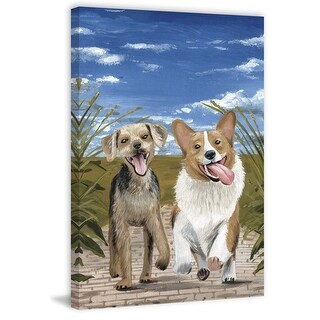 'Best Pal' Painting Print on Wrapped Canvas - Bed Bath & Beyond - 32964480