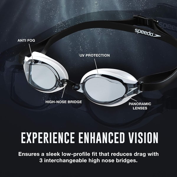 speedo socket mirrored goggles
