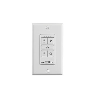 Craftmade CM-4SDC-L 4 Speed Fan and Light Wall Control - White - Bed ...