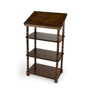 Vintage Oak Library Stand - Bed Bath & Beyond - 34167509