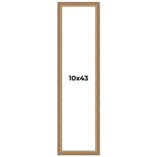 10x43 Frame Red Solid Wood Picture Frame Width 1.75 Inches | Interior ...