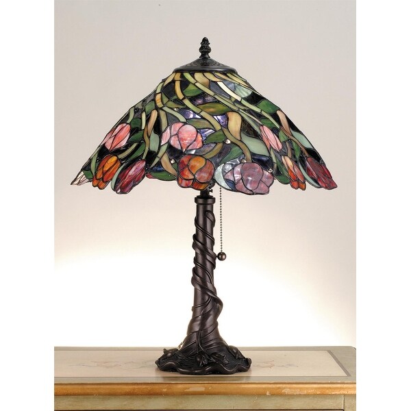 Tiffany Table Lamp Stained Glass Style Table Light - 8"x15" - On Sale ...