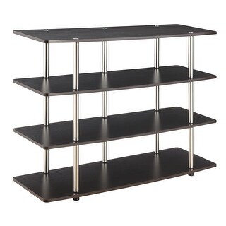 131372ES XL Highboy 4-Tier TV Stand, Espresso - Bed Bath & Beyond ...