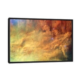 iCanvas "Breaking Gaseous Radiation Waves, Messier 8 (Lagoon Nebula ...