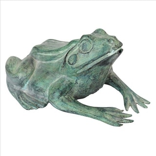 Design Toscano Small Bull Frog Bronze Garden Statue - Bed Bath & Beyond ...