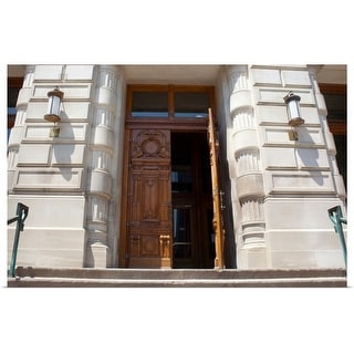 "Open door of a government building, Indianapolis, Indiana" Poster ...