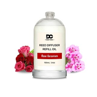 DANIELLA'S CANDLES Rose Geranium Reed Diffuser Refill Oil 100mL - Rose ...