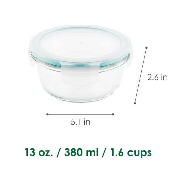 LocknLock Purely Better Glass Food Storage Containers 13oz 3 PC Set ...