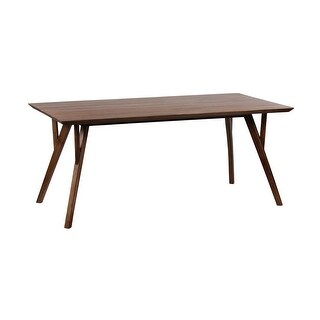 Porter Designs Portola Mid-Century Modern Solid Acacia Wood Dining ...