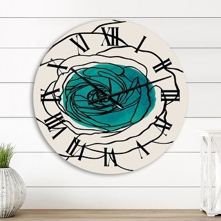 Designart 'Abstract Composition Organic Vintage Geometry IX' Mid ...