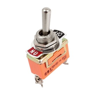AC 250V 15A 2 Screw Terminals 2 Position SPST Latching Rocker Toggle ...