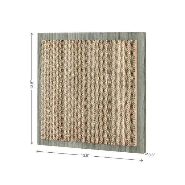 WAY BASICS Premium Square Wall Mount Eco-Friendly Scratch Pad Cat ...