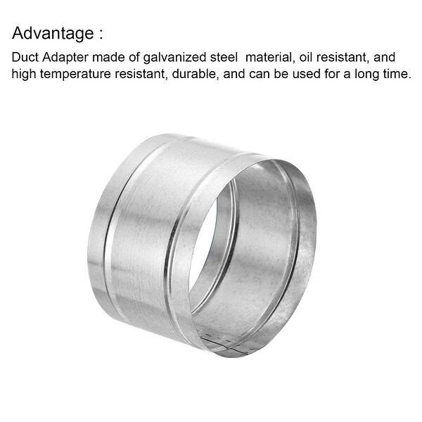 Duct Connector Galvanized Steel Round Ventilation Duct Extension for ...