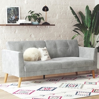 CosmoLiving by Cosmopolitan Gloria Upholstered 3-Seater Sofa - Bed Bath ...