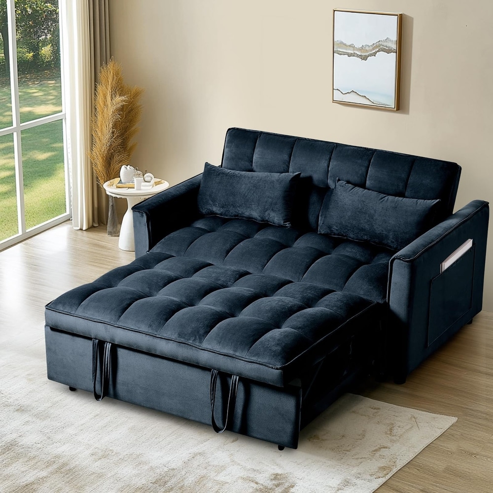 black bed settee
