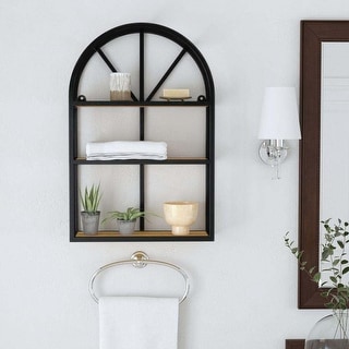 Webster Industrial Hanging Wall Shelf - Bed Bath & Beyond - 35450659