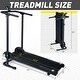 Manual Treadmill Non Electric Treadmill with 10degrees Incline Small ...