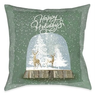 Winter Snow Globe Indoor Pillow - Bed Bath & Beyond - 33821109