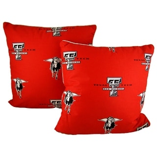Texas Tech Red Raiders 16" x 16" Decorative Pillow Pair - Bed Bath ...