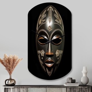 Designart - Ethnical Traditional African Mask V - African Tribal Large ...