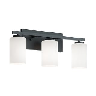 AFX LEOV2209MB Leo 3 Light 22" Wide Vanity Light with Frosted Glass ...