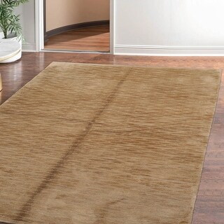 Hand Knotted Tufenkian Tone On Tone Tibetan & Silk Wool Oriental Area ...