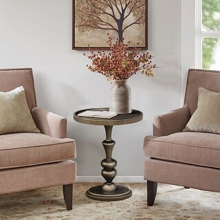 Pedestal Accent Table，Modern Accent table,for Living Room Bedroom ...